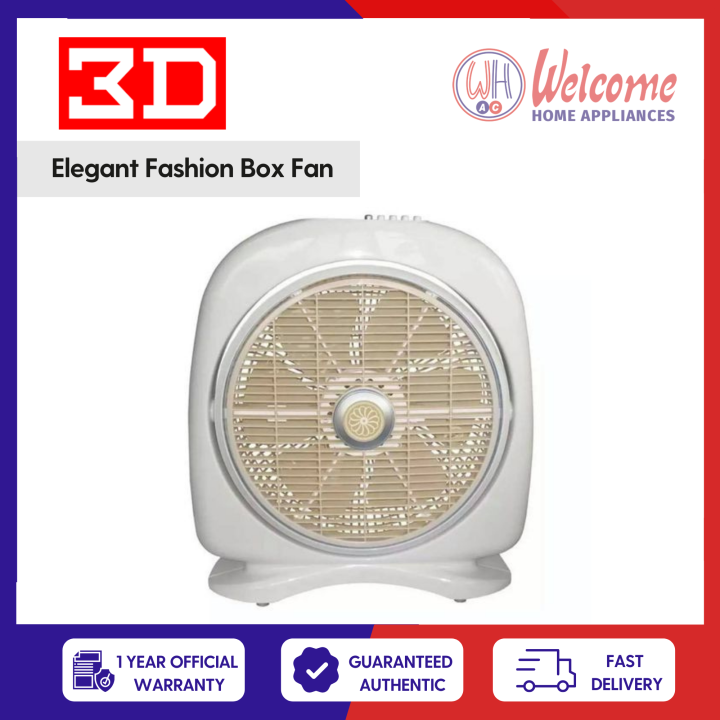 3D Box Fan Elegant Fashion BF35EF | Lazada PH