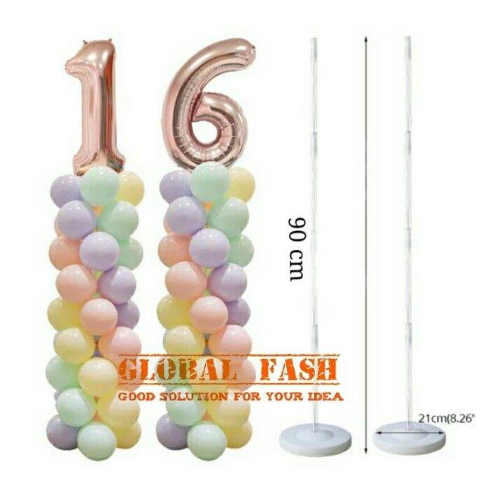 Standing Balon 90 cm / tiang balon / Tiang Dekorasi / Gate balon ...