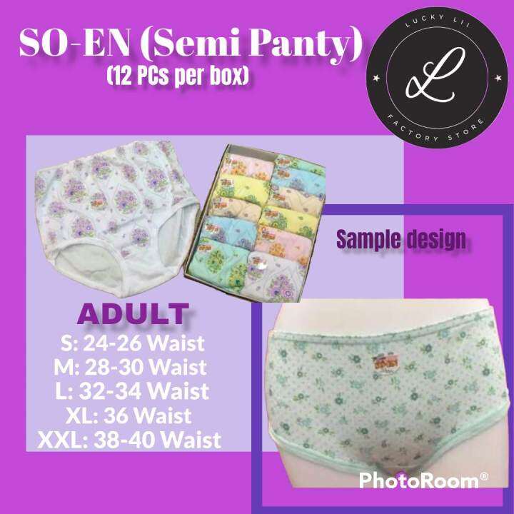 1LII's NEW SOEN SEMI PANTY { SMP } | Lazada PH