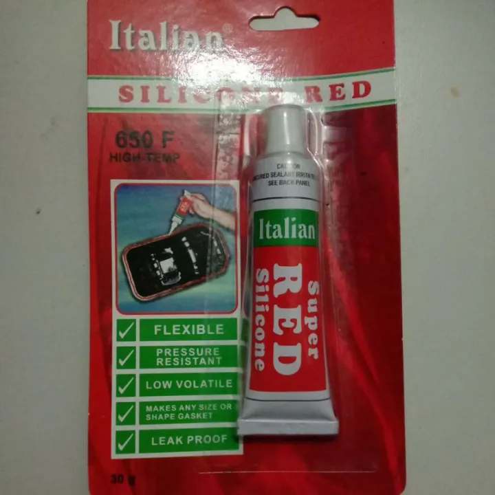 lem silicone red autosealer merah 30 gr lem gasket merah/silicon red ...