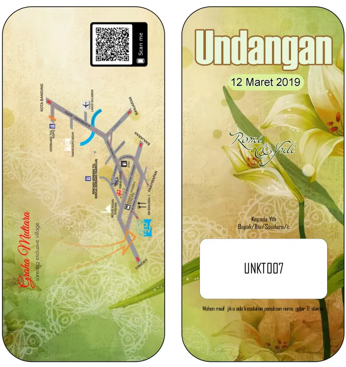 (50 PCS) undangan sunat CETAK PRINT undangan sunatan undangan khitan ...