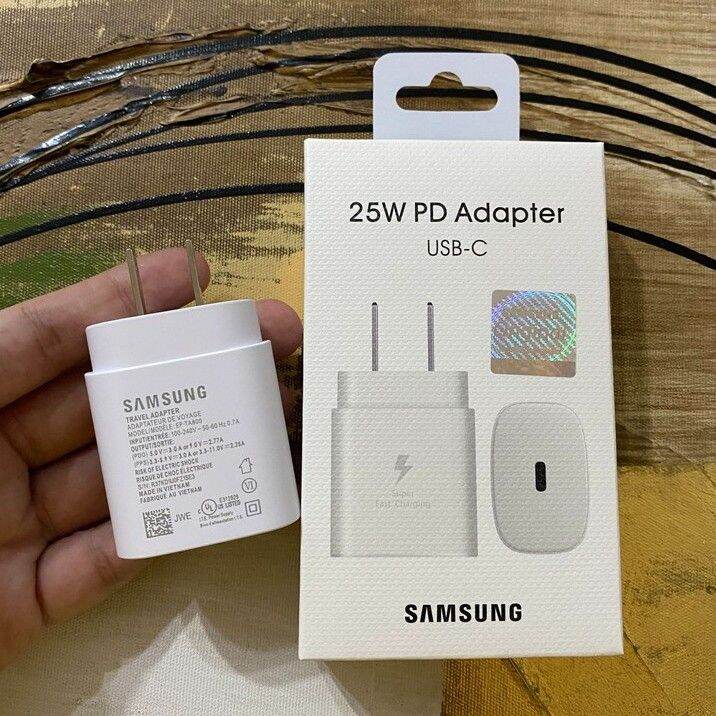 Original USB-C 25w PD Charger EP-TA800 U Plug Fast Charger Type C Travel Adapter | Lazada PH