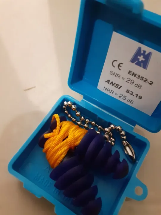 hrd-Blue Eagle Ear Plug NP353/ Np363 Earplugs with Compact Yellow Hard ...