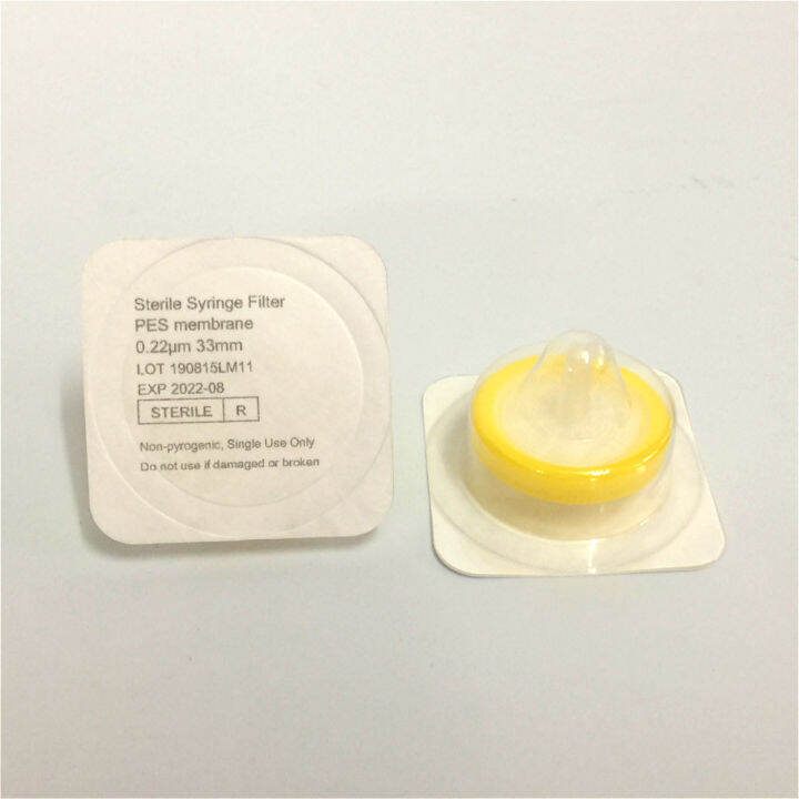 Sterile Filter Unit 33mm Polyethersulfone PES Filter Memne 0.22um Luer ...