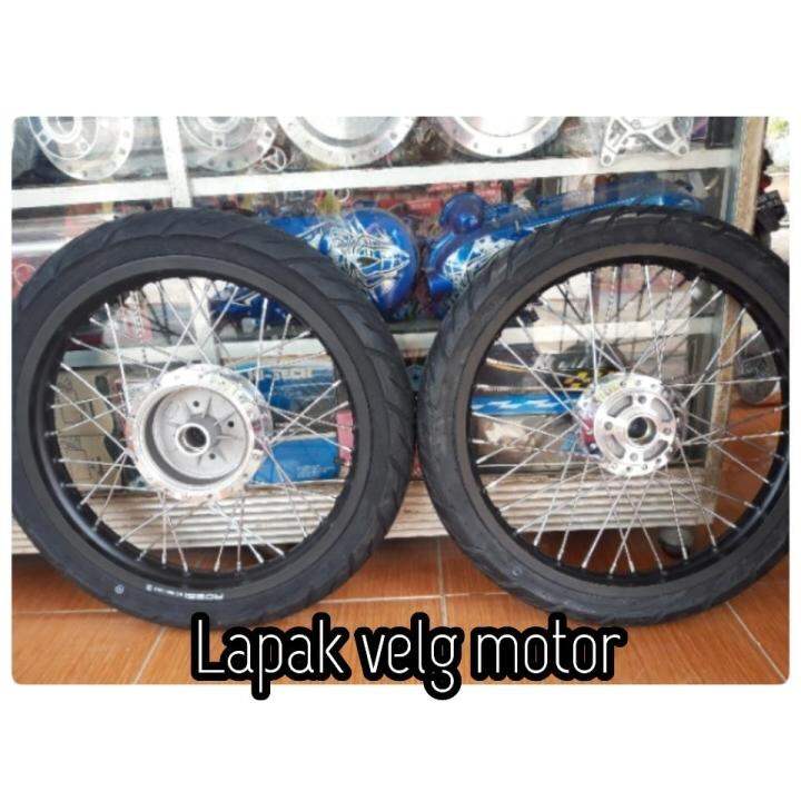 velg untuk rk king ring 18 uk 160/185 warna hitam plus ban | Lazada ...
