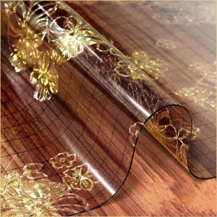 PVC transparent soft glass cloth waterproof and hot disposable pads ...