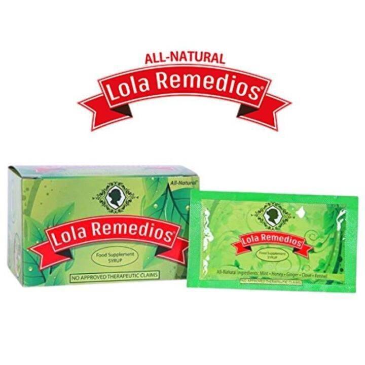 Lola Remedios Food Supplement Syrup 12 Sachets | Lazada PH