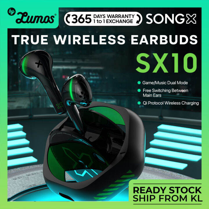 SONGX True Wireless Earbuds SX10 Game/Music Dual Mode Qi Protocol ...