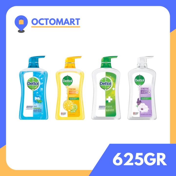 DETTOL Sabun Mandi Cair Botol 625gr Bodywash Body Wash Pembersih Badan 625g / 625gram / 625 g gr ...