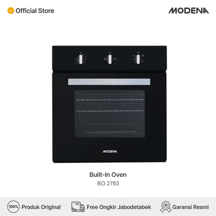 MODENA Built-in Gas Oven - BO 2763 | Lazada Indonesia
