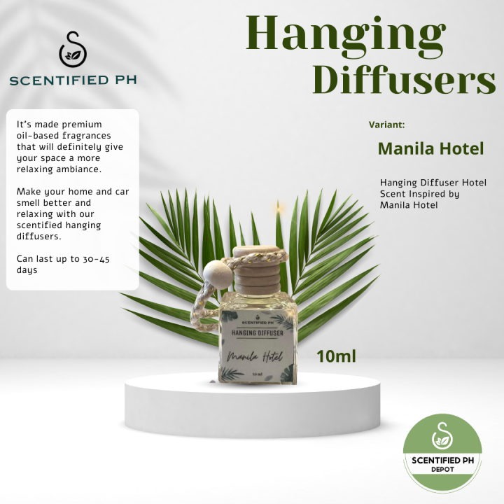 Scentified Ph Hanging Diffuser Manila Hotel (Hotel Scents) | Lazada PH