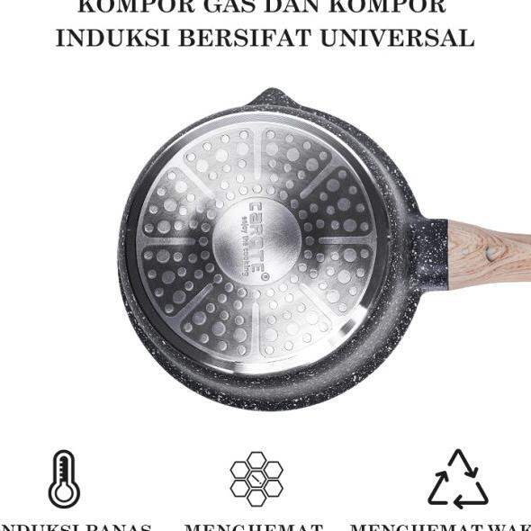 Carote Panci Susu Panci Kayu Essential dengan Tutup saucepan | Lazada Indonesia
