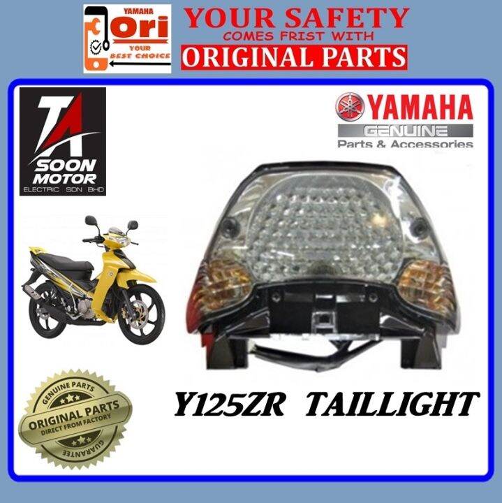 YAMAHA 125ZR TAILLIGHT / REAR LIGHT / TAIL LAMP / LAMPU BELAKANG / 5XK / Y125ZR / Y125 / HLY ...