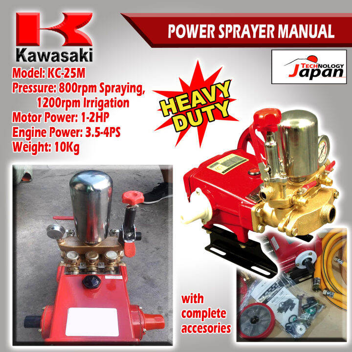 Kawasaki KC-25M Power Sprayer (Manual) HEAD and accessories only (motor ...