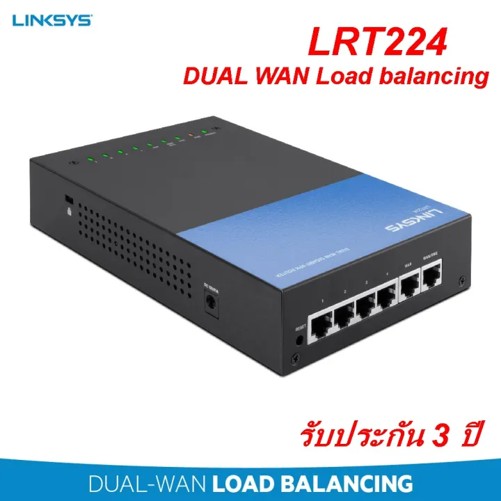 *สินค้า EOL* LINKSYS LRT224 DUAL WAN BUSINESS GIGABIT VPN ROUTER รองรับ ...
