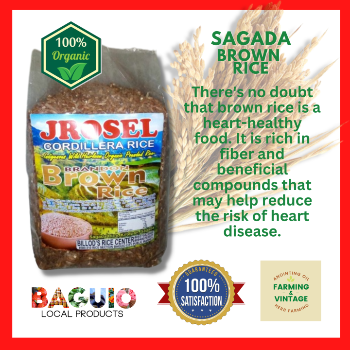 SAGADA BROWN RICE- MT PROVINCE-CORDILLERA NATIVE BROWN RICE- SAGADA ...