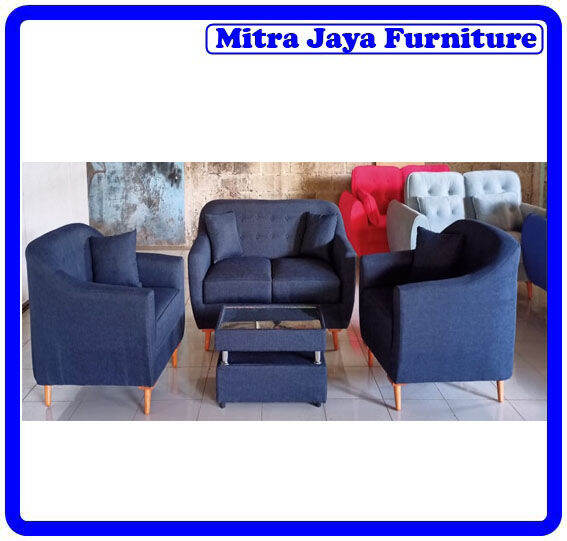 SOFA RETRO 211 + MEJA TAMU MINIMALIS | Lazada Indonesia