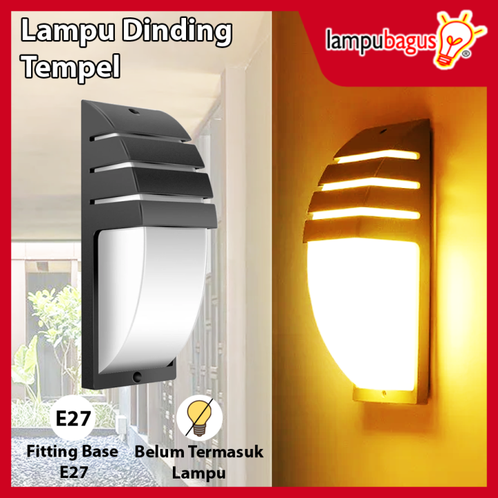 Lampu Dinding Tempel Lampu Tembok Anti Karat E27 | Lazada Indonesia