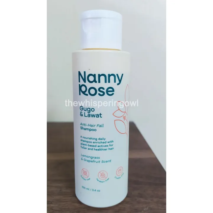 Nanny Roses Rose Gugo and Lawat Anti Hair Fall Shampoo Conditioner 100mL / 200 mL | Lazada PH