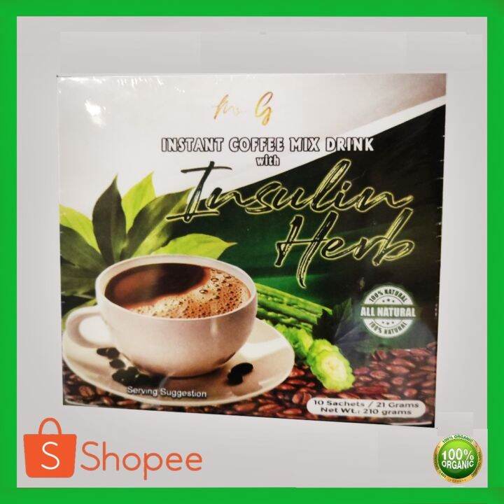 Insulin Herb Coffee 10 Sachet per box Ms G | Lazada PH