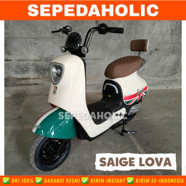 Sepeda Listrik SAIGE LOVA 600 Watt Electric E Bike | Lazada Indonesia