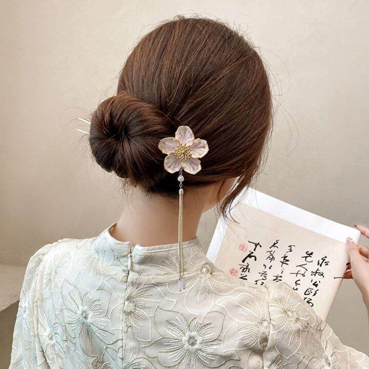 FGHJDTGD หวานแฟชั่นน่ารักสำหรับผู้หญิงสไตล์จีนดิสก์ผมสำหรับเด็กผู้หญิง ...