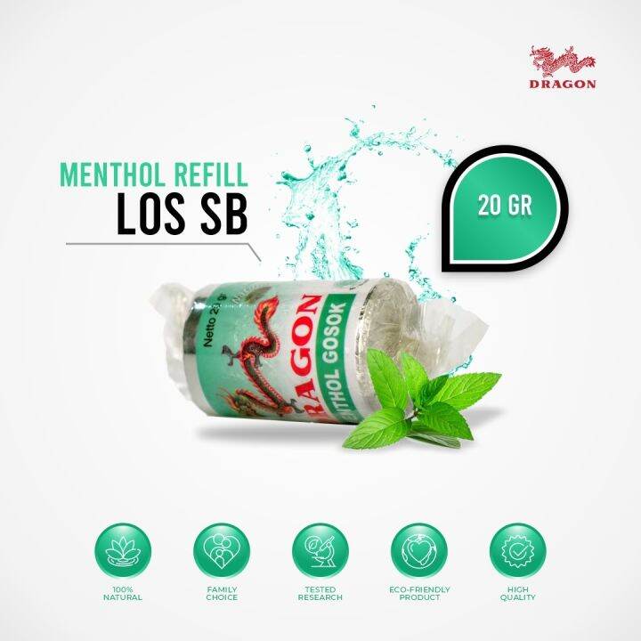 Dragon Menthol Refill LOS SB 20 gr | Lazada Indonesia