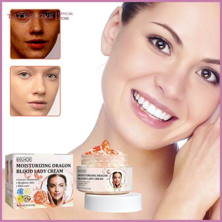 Tattielove eelhoe dragon blood ointment plain cream brightens skin tone ...