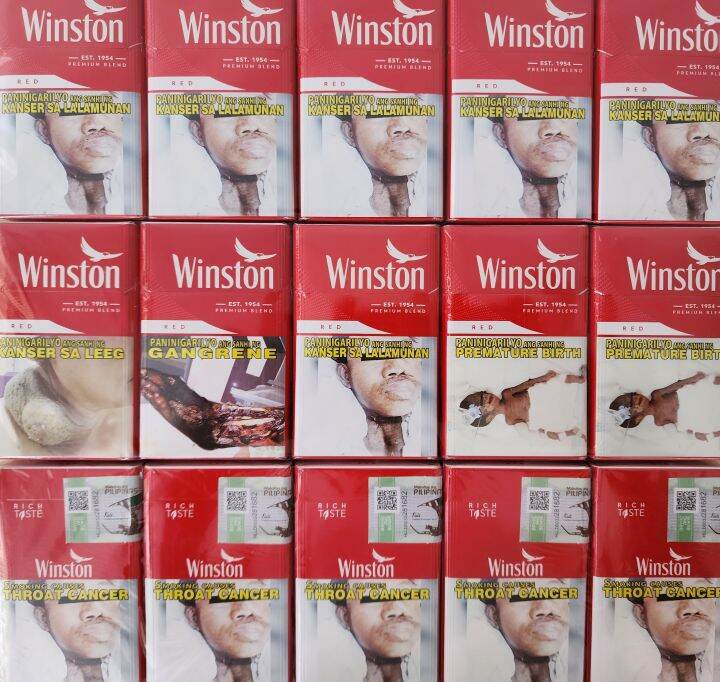 WINSTON RED hard packs 1ream 10packs/kaha 20s full flavor | Lazada PH