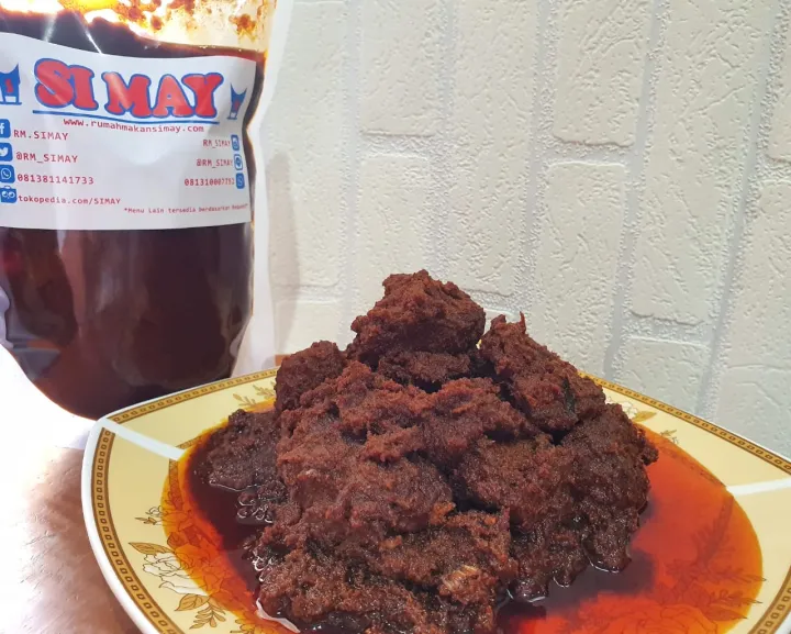 Rendang Simay 1/2 KG Masakan Padang | Lazada Indonesia