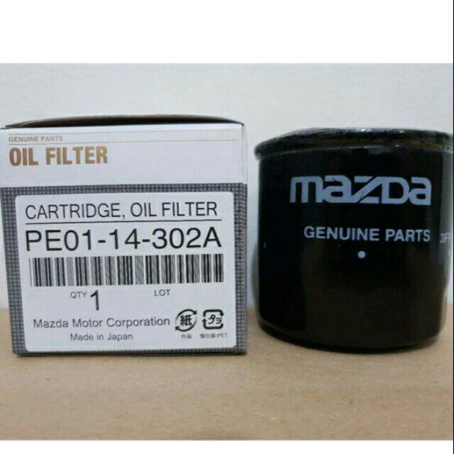 Mazda oil filter pe01-14-302 | Lazada
