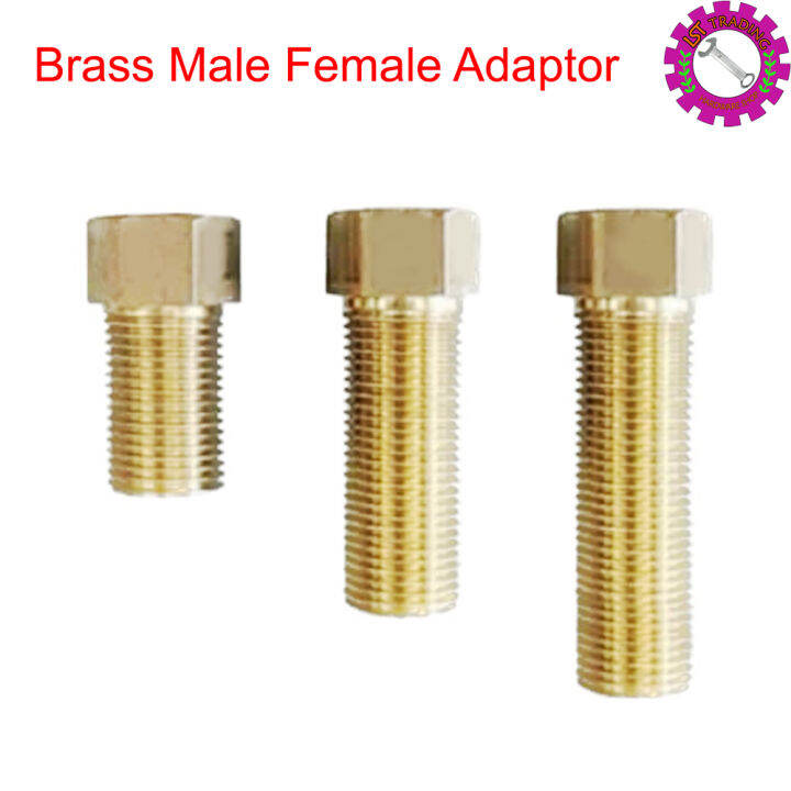 [READY STOCKS] 1/2" BRASS TAP EXTENSION / BRASS MF SOCKET 15MM / BRASS ...