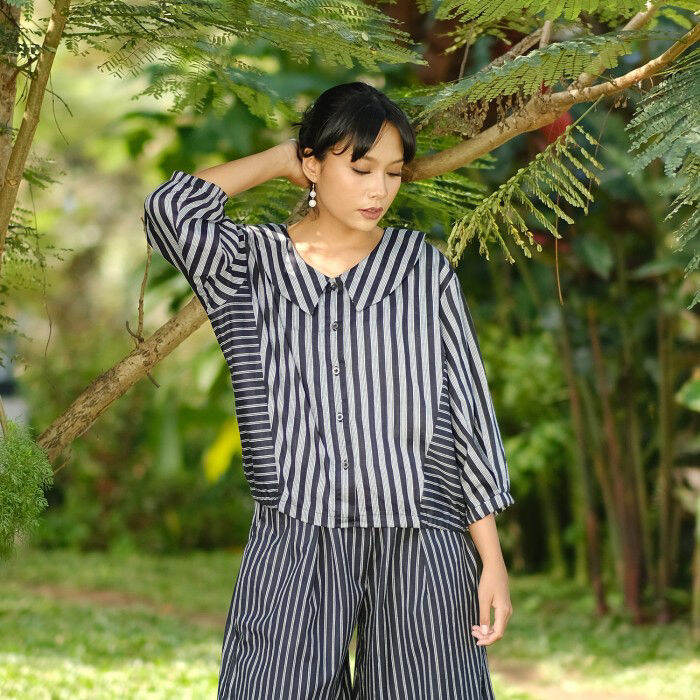 NONA Saraswati Top Black - Nona x Nona Rara Batik | Lazada Indonesia