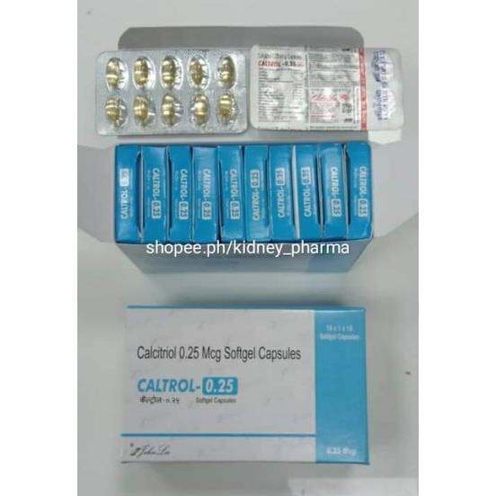 Calcitriol Capsules (CALTROL 0.25mcg) 10 CAPSULES PER BOX | Lazada PH