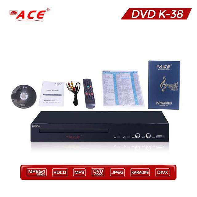 Special Bundle 6 (Ace 43 LED-909+ AC388 Microphone+ K-38 DVD Player+Sub ...