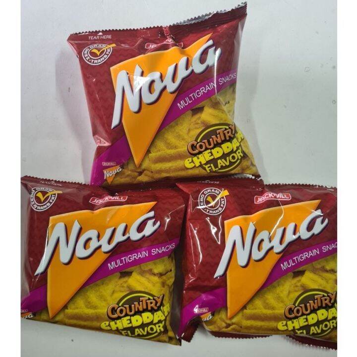 3 Packs Nova Country Cheddar Flavor (40g) | Lazada PH