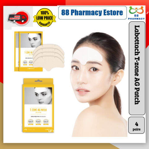 [Exp 09/2025] Labottach T-zone AG Patch 4 pairs/box (for dry and wrinkled skin) | Lazada