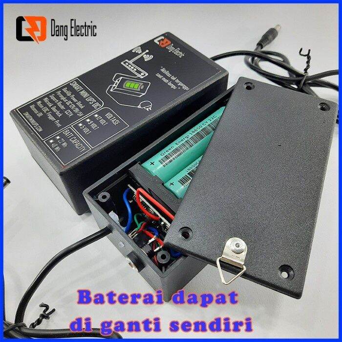 UPS mini DC 9 Volt REMOVEBLE BATTERY ( blum termasuk baterai ) | Lazada Indonesia