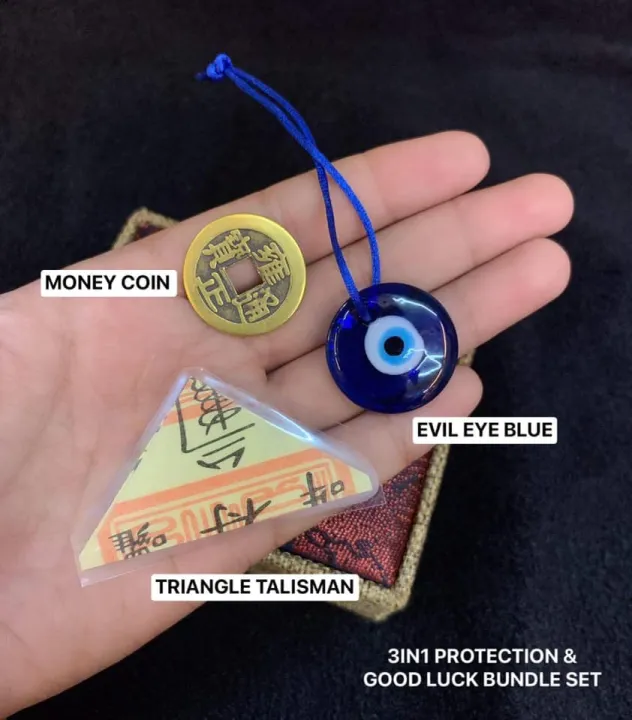 Pin Pin Lucky Charm 3In1 Protection & Good Luck Bunle Set | Lazada PH