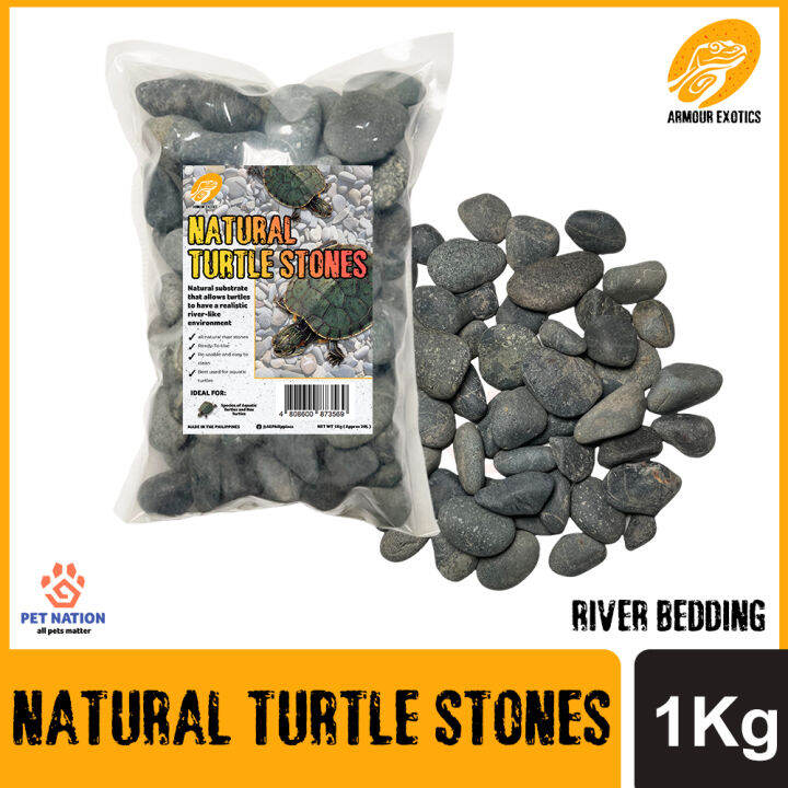 Armour Exotics Turtle Stones 1KG Turtle Pebbles Aquarium Stone | Lazada PH