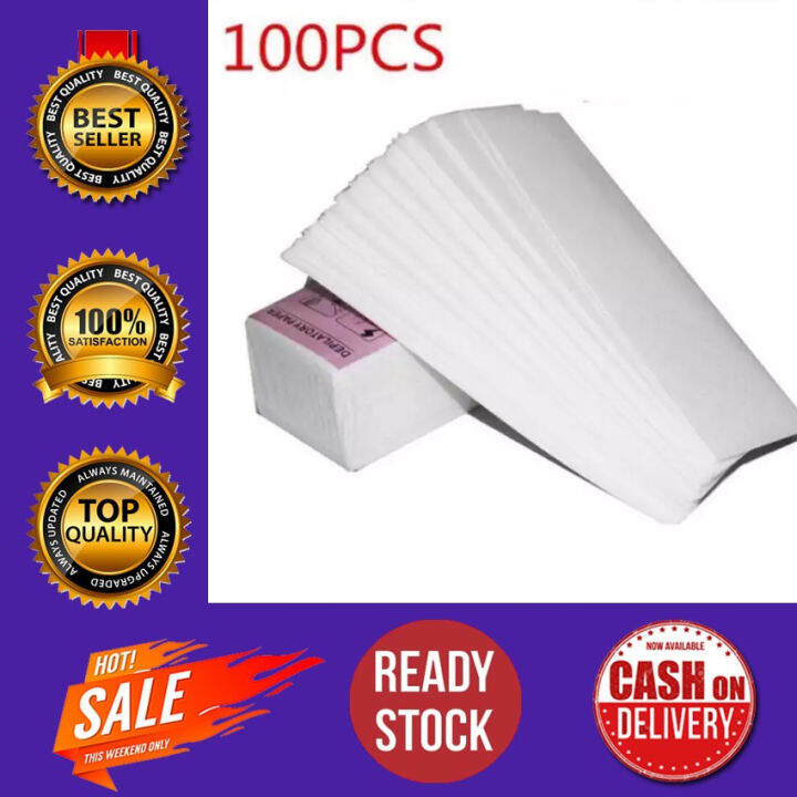 FS - 100 lembar kertas waxing / kain waxing / wax strip / kertas wax ...