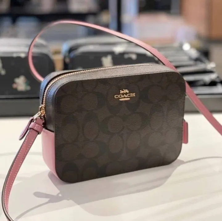 Guaranteed Authentic Coach Women's Mini Camera Bag In Signature Canvas ...