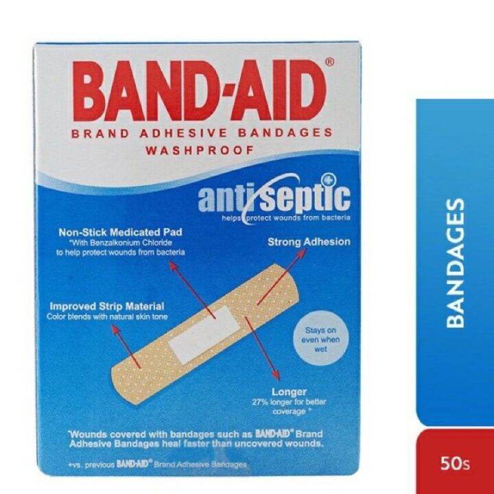 BAND-AID 50pcs johnson-johnson | Lazada PH