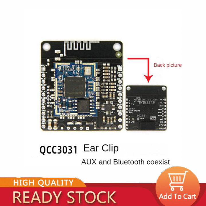 【Ready Stock&COD】QCC3031 APTXHD with Audio Input AUX Lossless Music ...