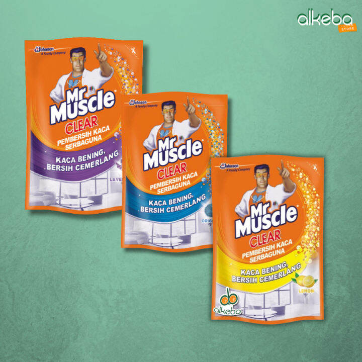 Mr Muscle clear Pembersih kaca refill 440 ml | Lazada Indonesia