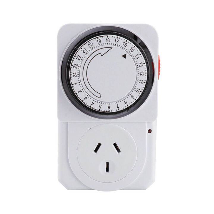 24 Hour Cyclic Timer Switch Plug In Timer Outlet Loop Mechanical Timer Universal Timing Socket ...