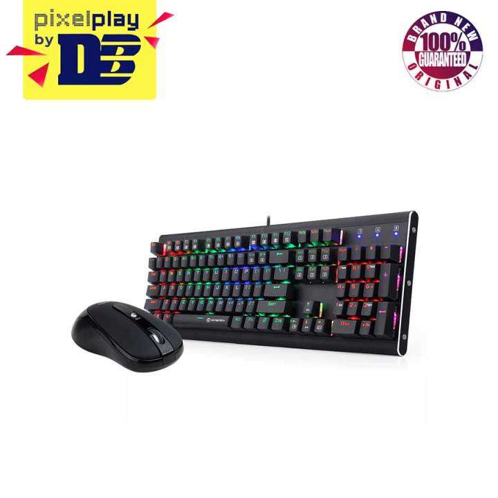 Gofreetech MK700 104-Keys RGB Mechanical Keyboard (Brown Switch) + GFT ...