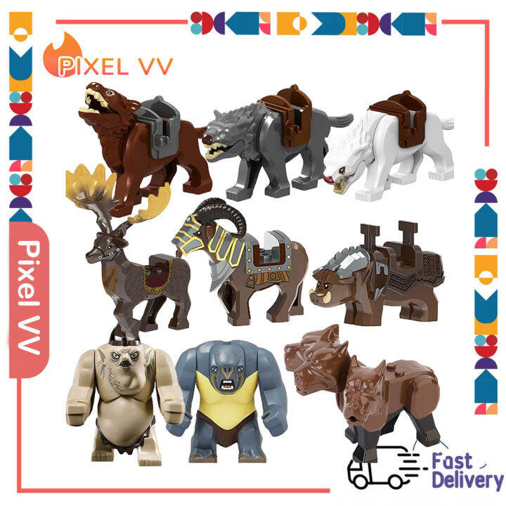 Magic Middle Ages Ogre Swamp Monster Goblin Giant dragon War mount Elk ...