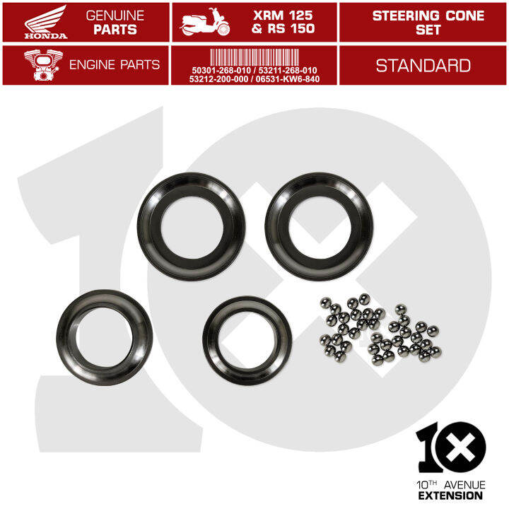 Honda Steering Cone Set for XRM 125 & RS 150 Motorcycles | Lazada PH