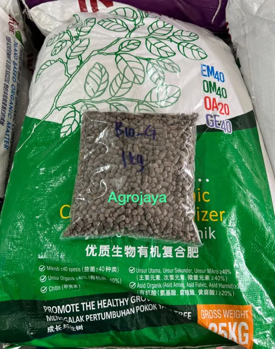 INO NATURE BIO SERIES FERTILIZER BIOG 1KG REPACK | Lazada